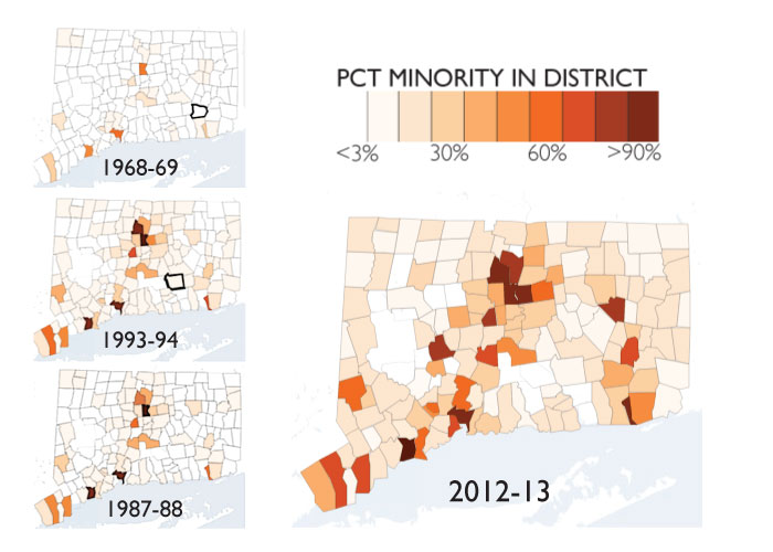 60 years after Brown vs. Board of Education: Still separate in Connecticut