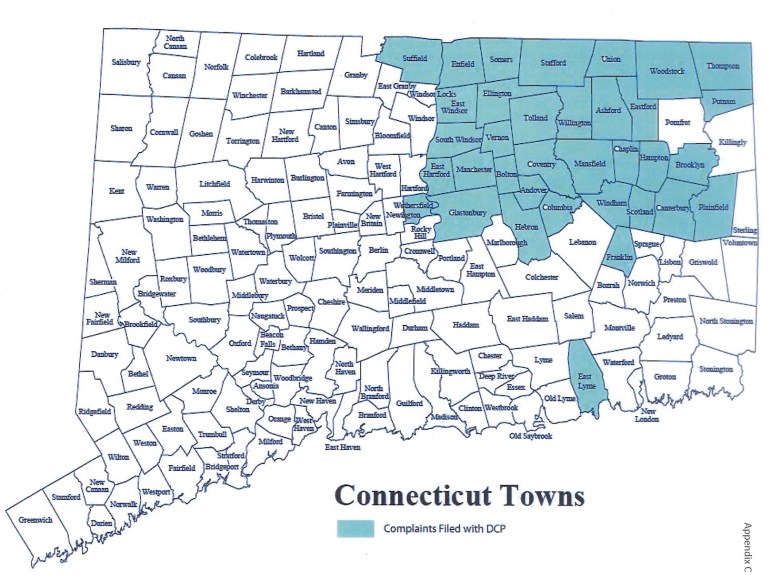 Crumbling foundation map | CT Mirror