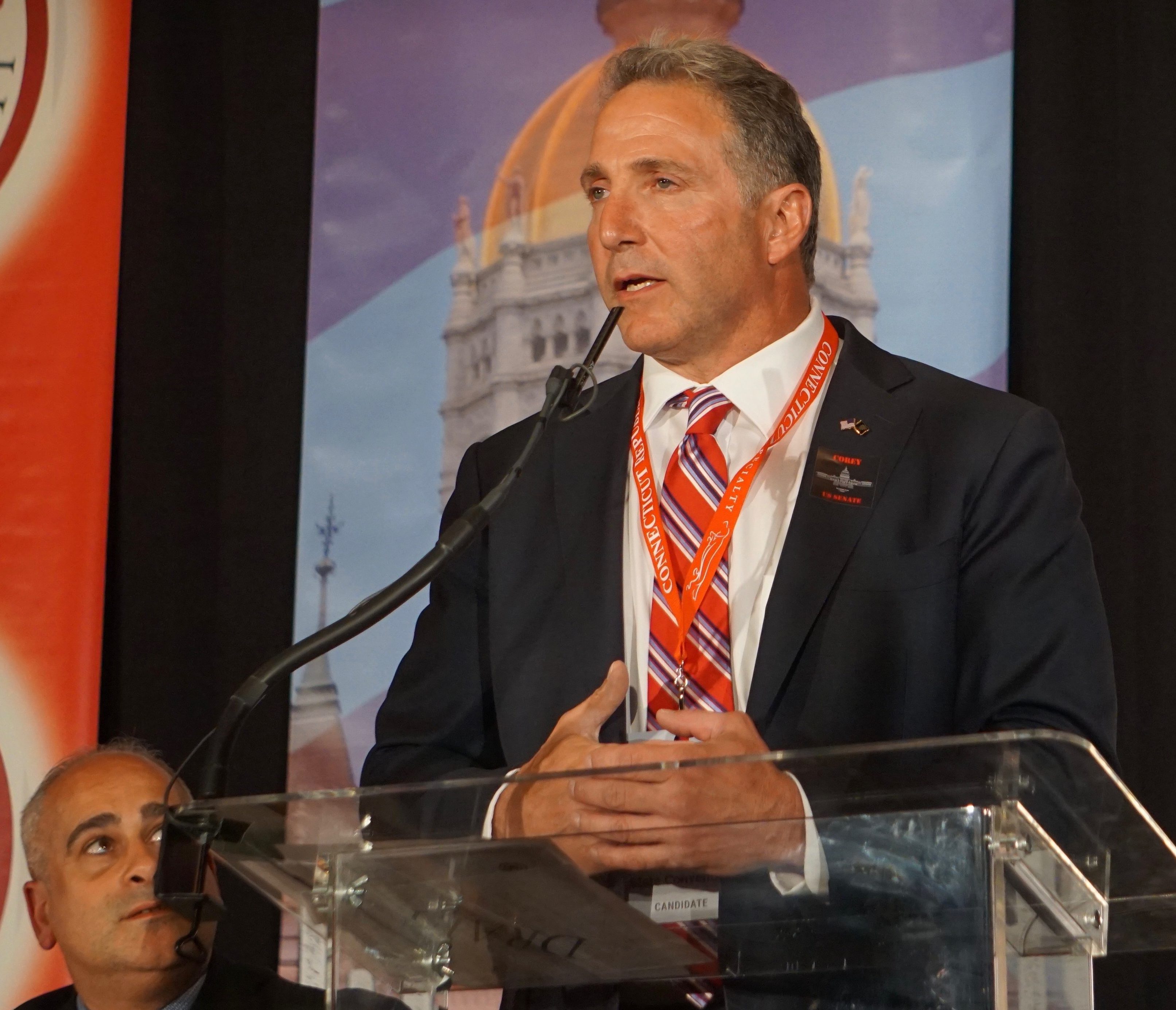 Matthew Corey, GOP pick for U.S. Senate, embraces Trump