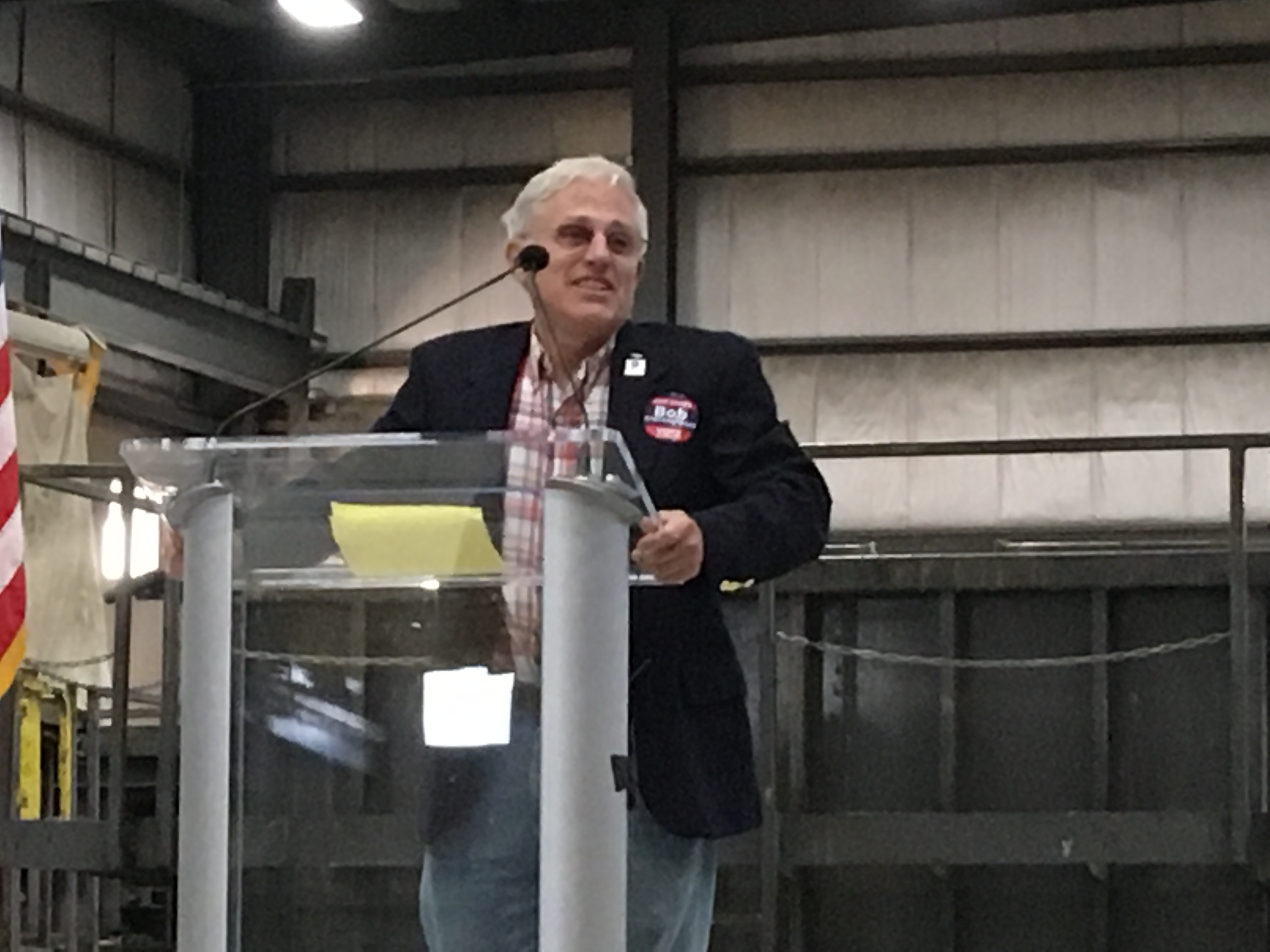 Jim Grasso at 2018 GOP rally | CT Mirror