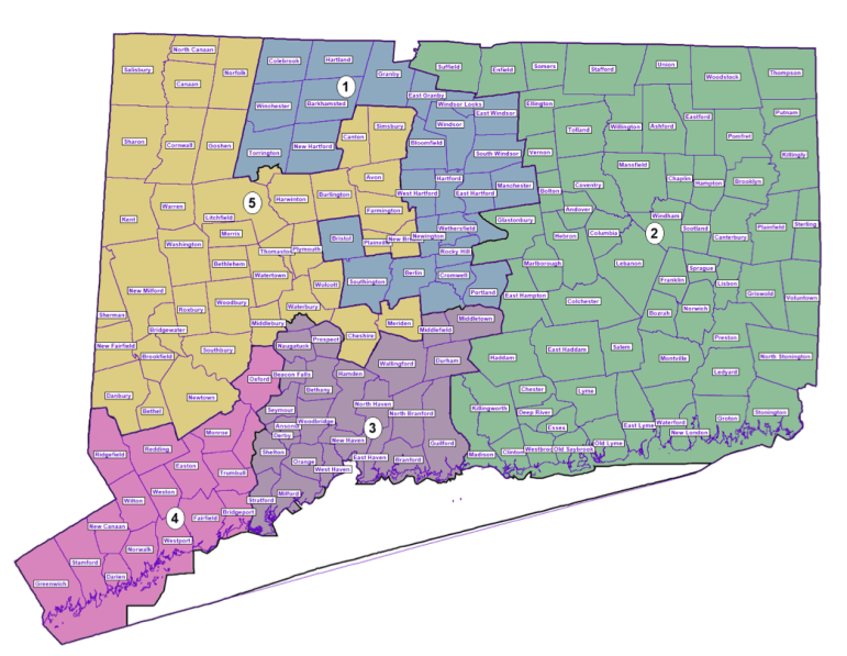 Why CT's congressional map looks odd, but is not a gerrymander