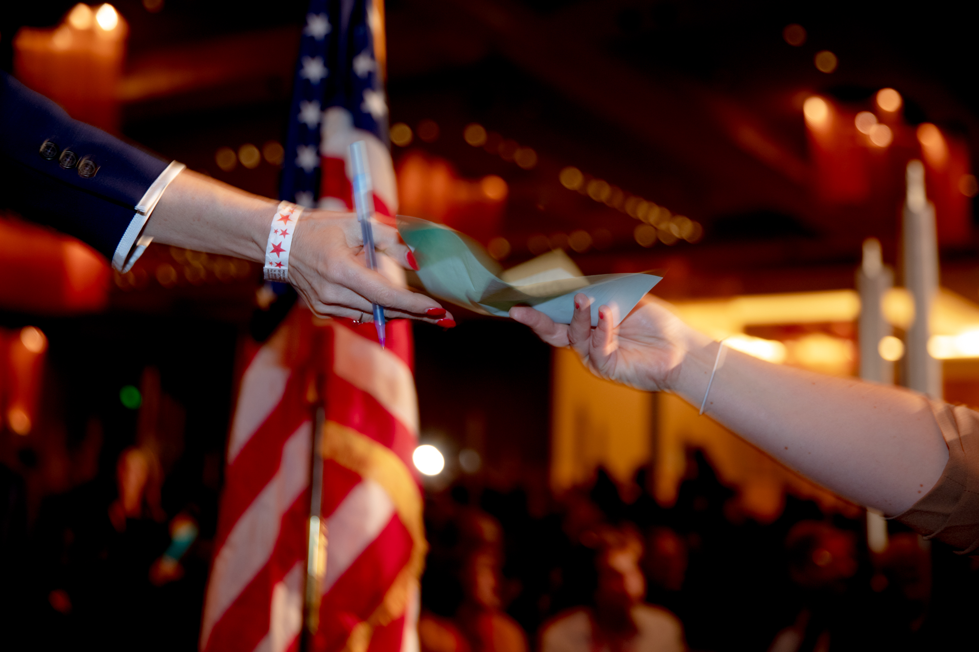 Delivering voting ballots at the Republican convention. | CT Mirror