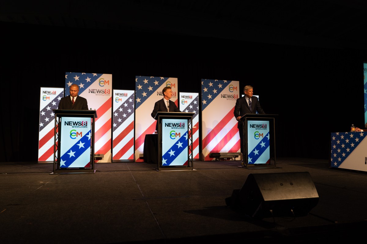 CT governor debate: Murder of Bristol police officers sparks heated ...