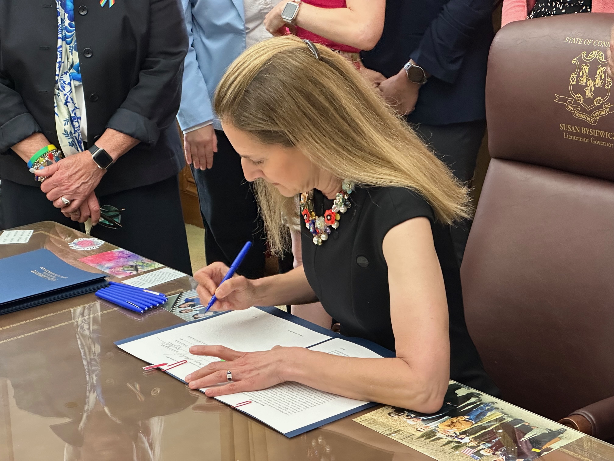 CT bans child marriage; Bysiewicz signs bill while Lamont travels