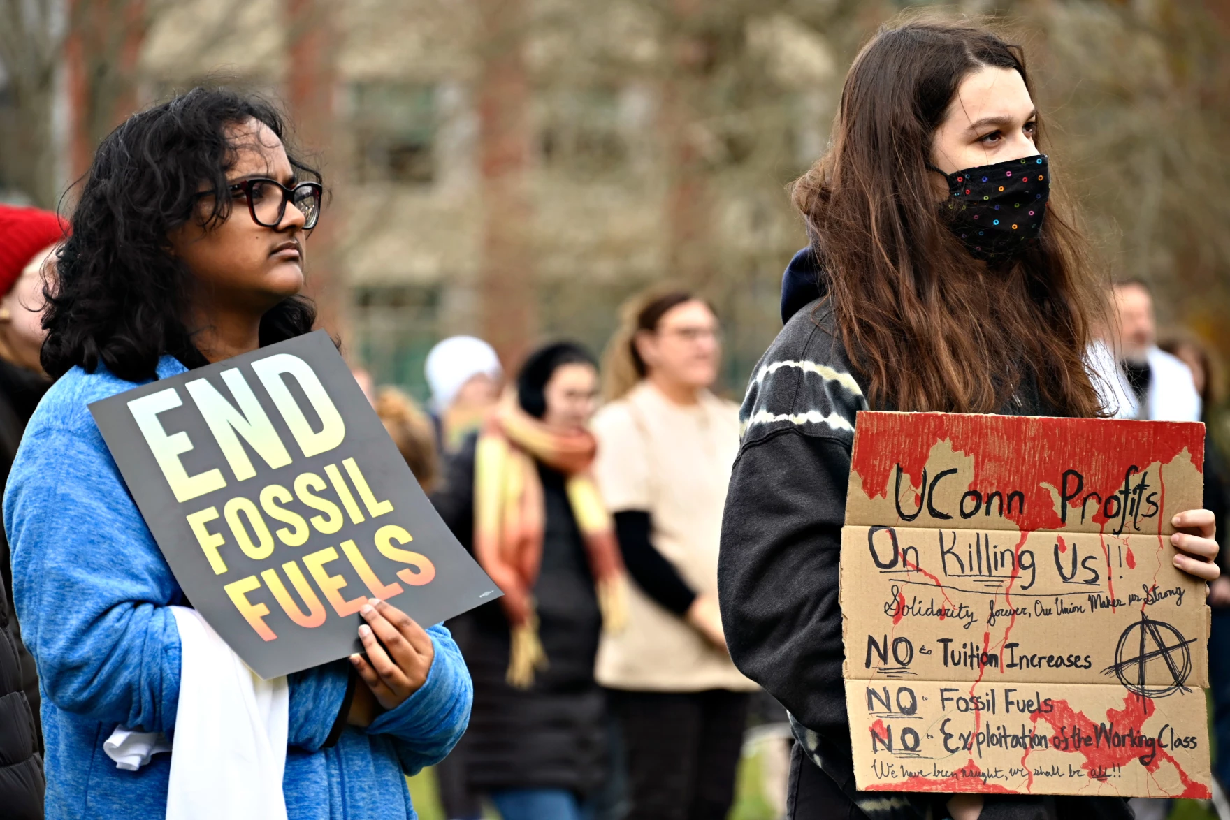 UConn students vow to protest until school releases fossil fuel ...