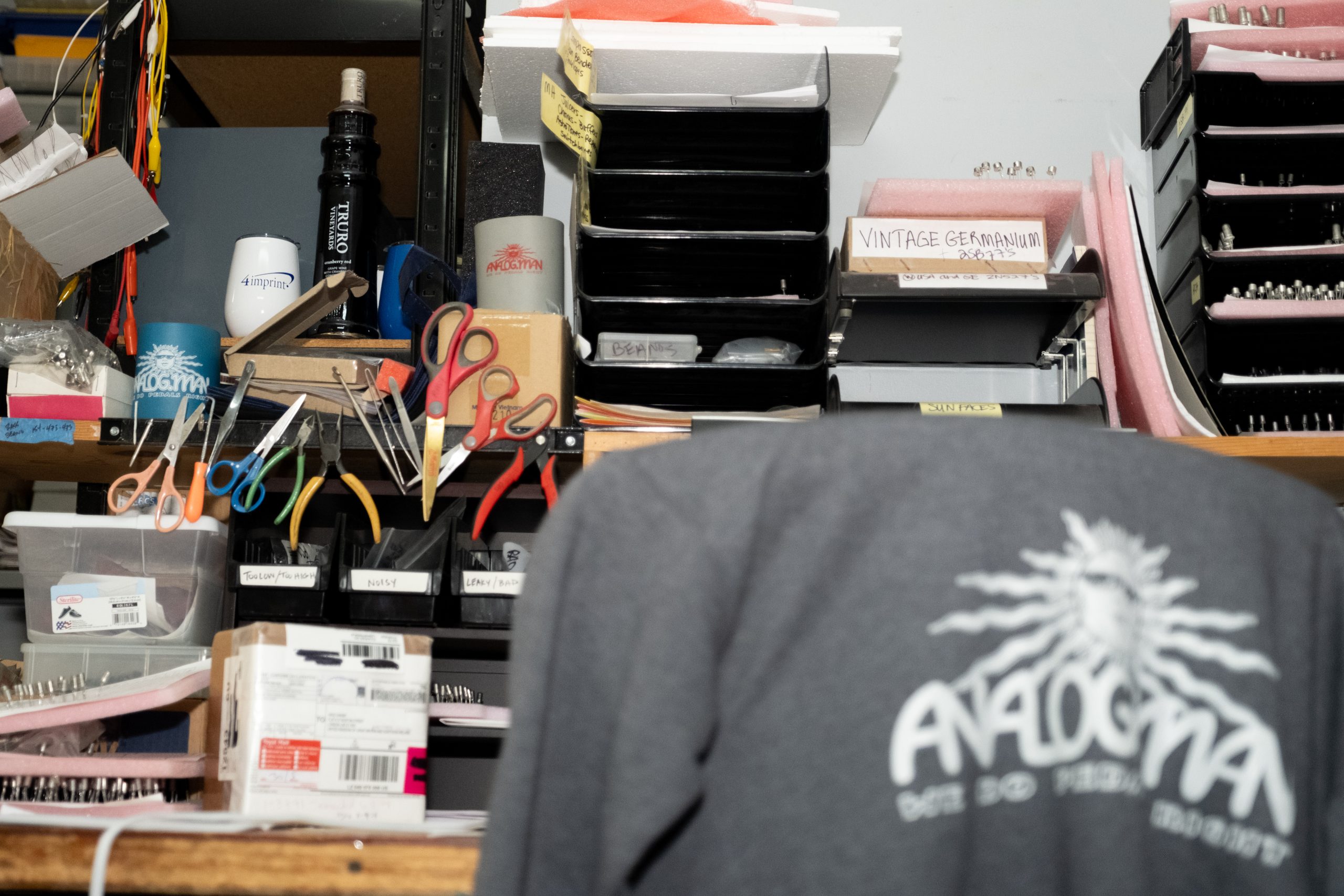 In Bethel, an analog man builds guitar pedals with a 6-year wait list