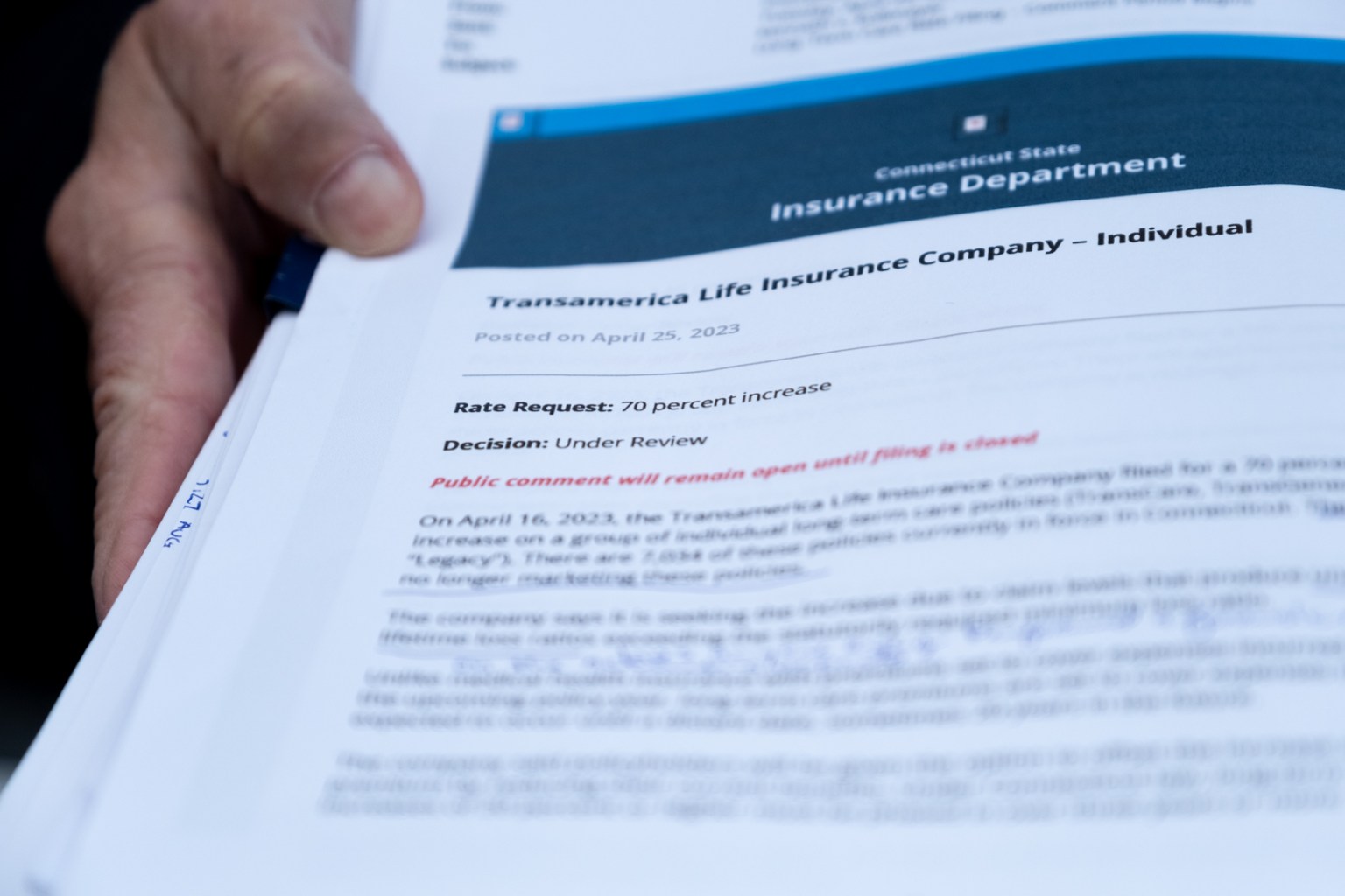 CT needs long-term care insurance reform, policyholders say