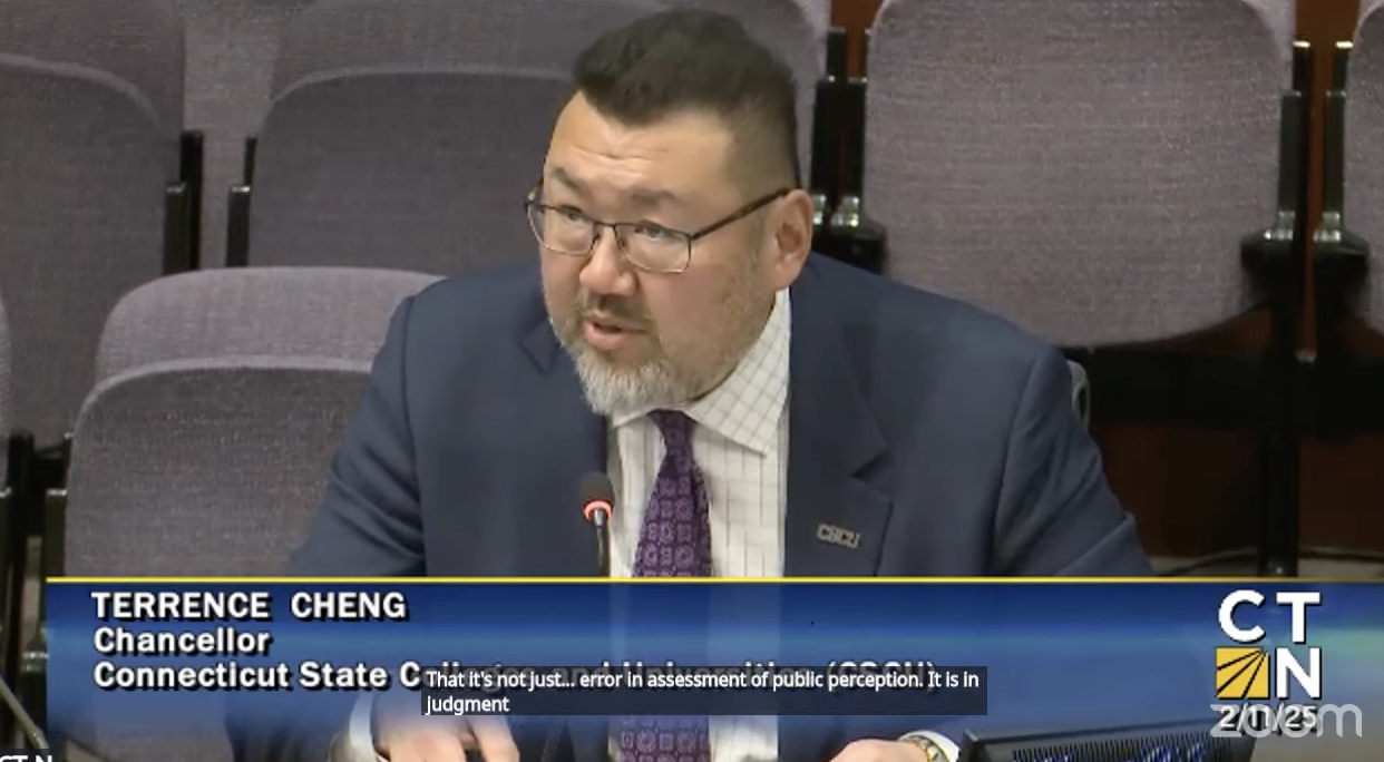 CT lawmakers grill Terrence Cheng over CSCU misspending audit