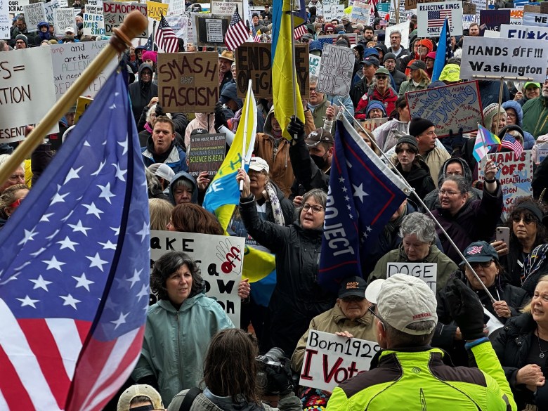 Across Connecticut, demonstrators rail at Trump policies