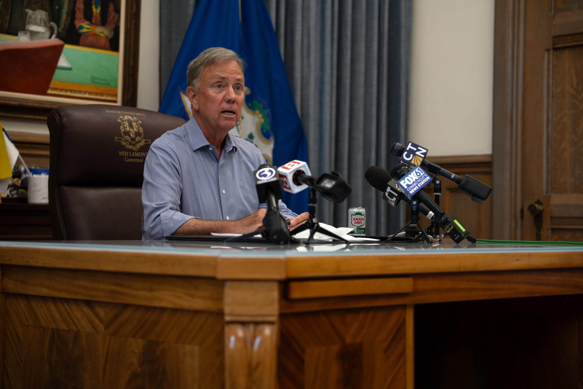 Political challenges of CT HB 5002 depicted in Ned Lamont’s texts