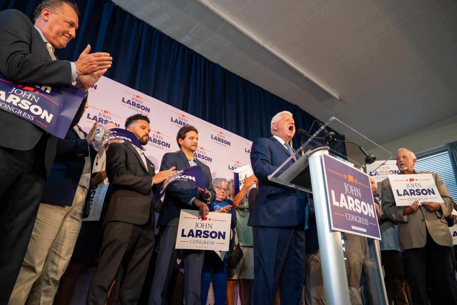 Facing four challengers, John Larson opens reelection campaign