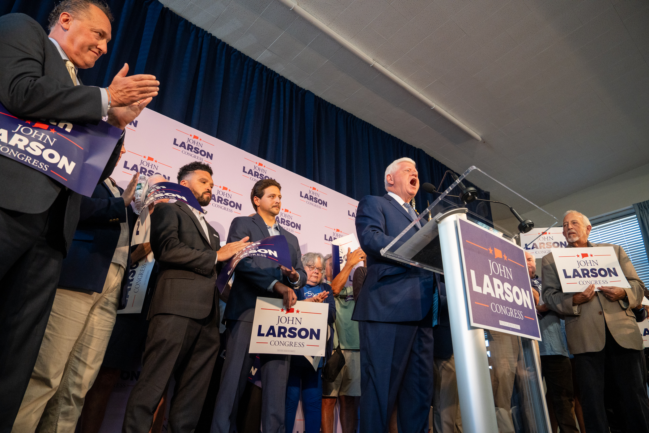 Facing four challengers, John Larson opens reelection campaign