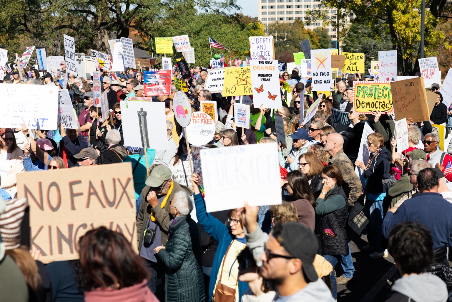 No Kings protests bring thousands to cities across CT