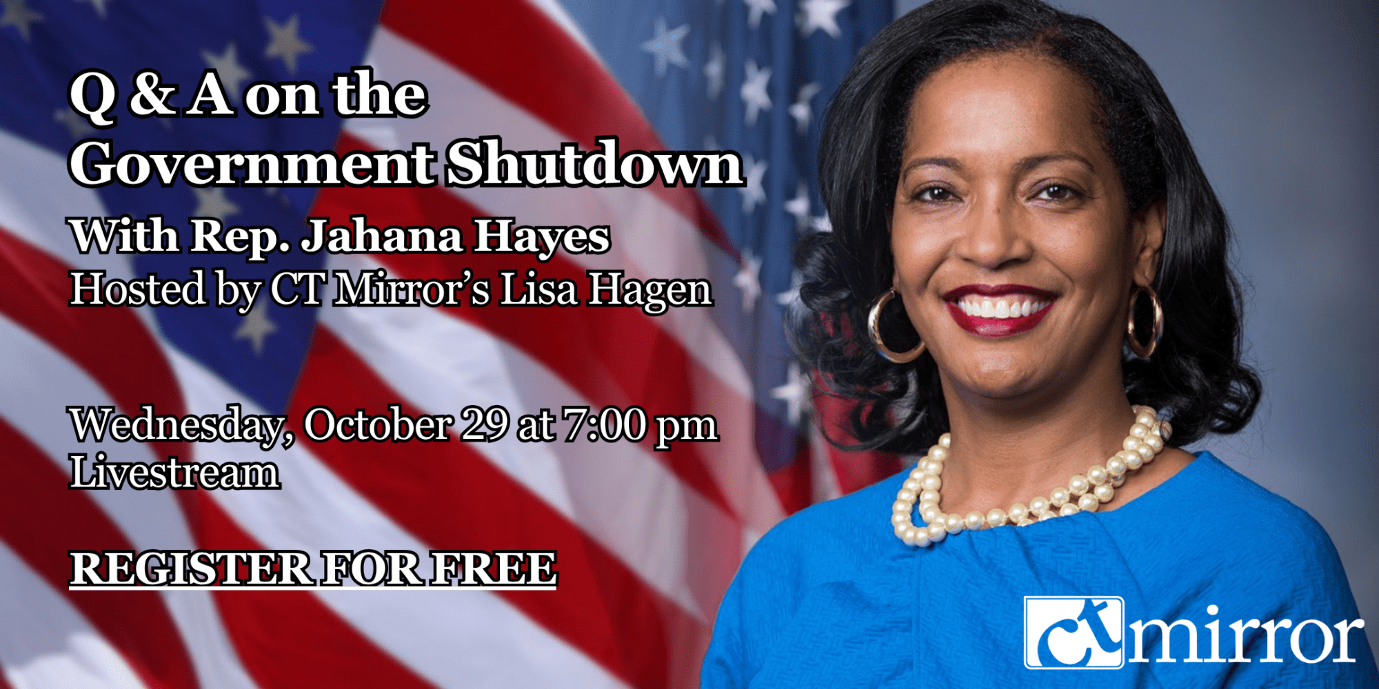 Jahana Hayes U.S. Senator gov shutdown VIP invite 2160x1080 | CT Mirror