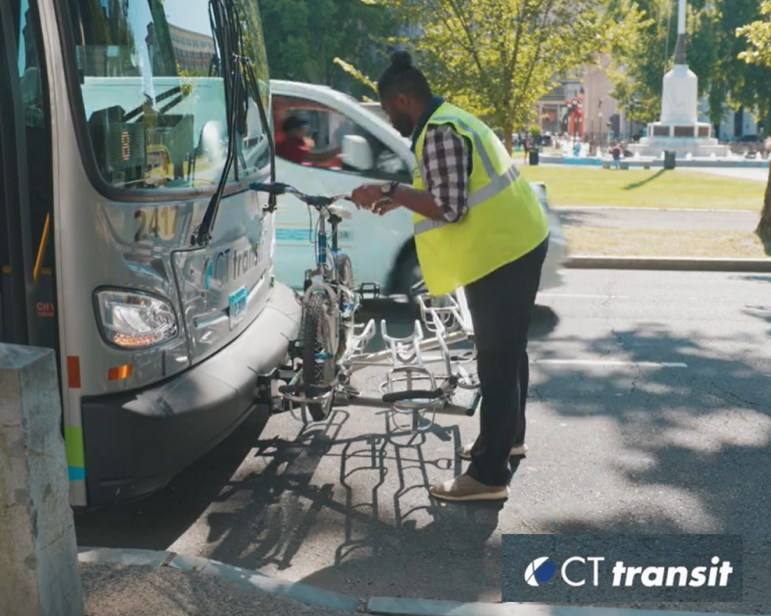 loading bike on bus | CT Mirror