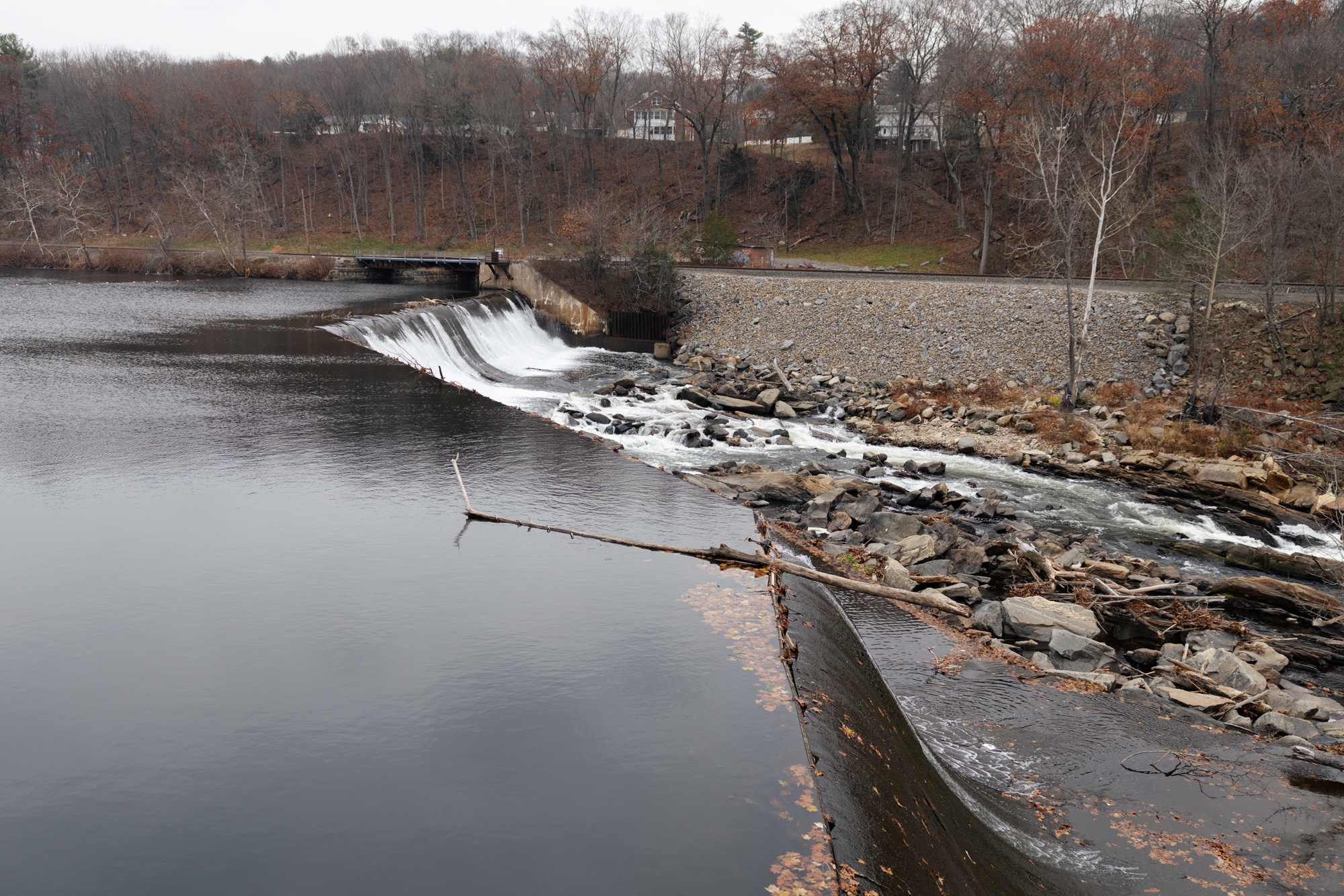 The Kinneytown Dam on November 21, 2025. | CT Mirror