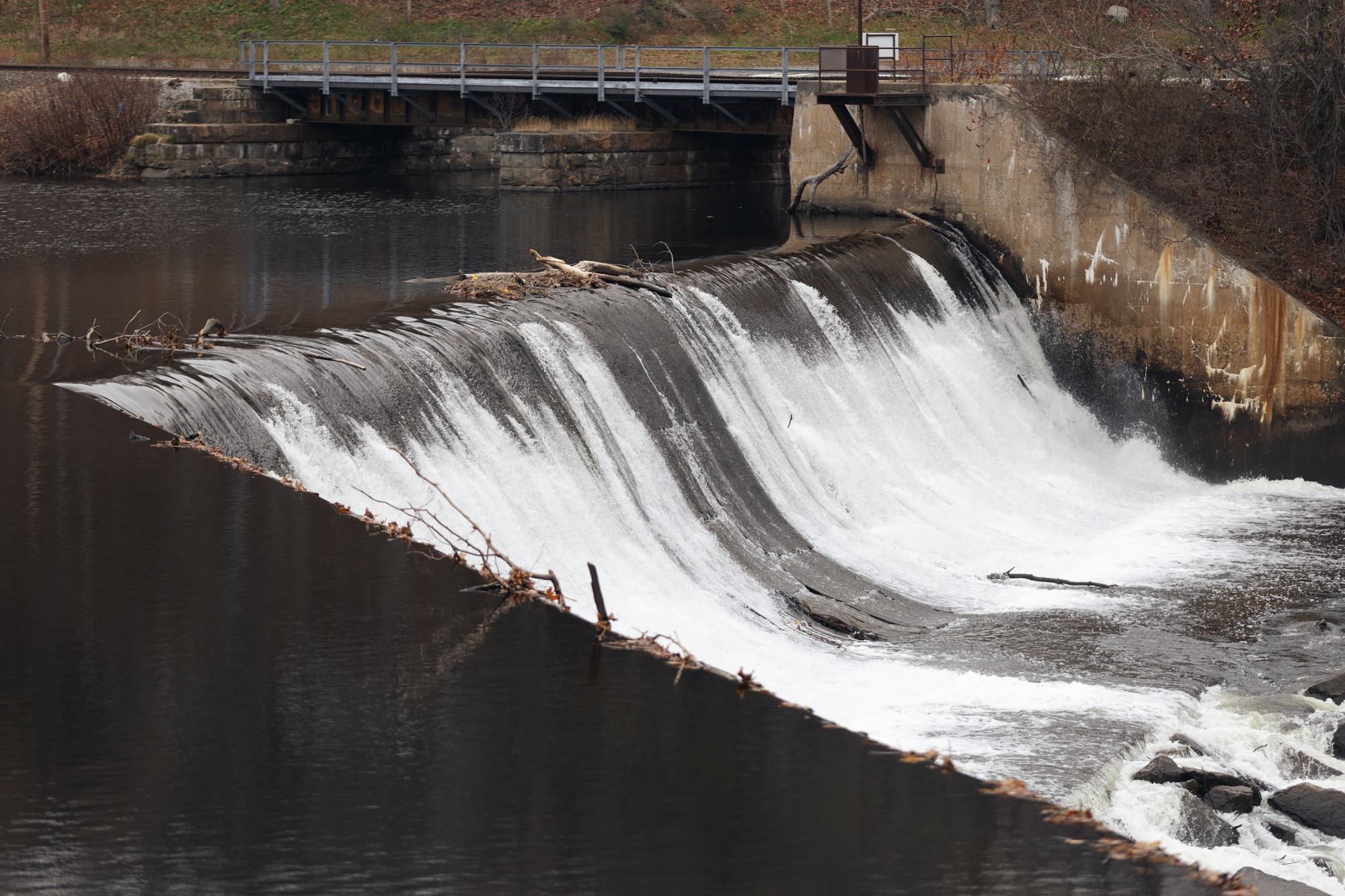 The Kinneytown Dam on November 21, 2025. | CT Mirror