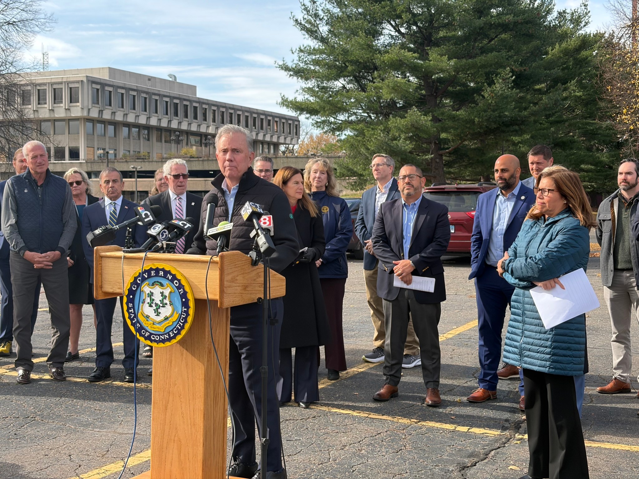 Gov. Ned Lamont filed papers Friday to run for third term