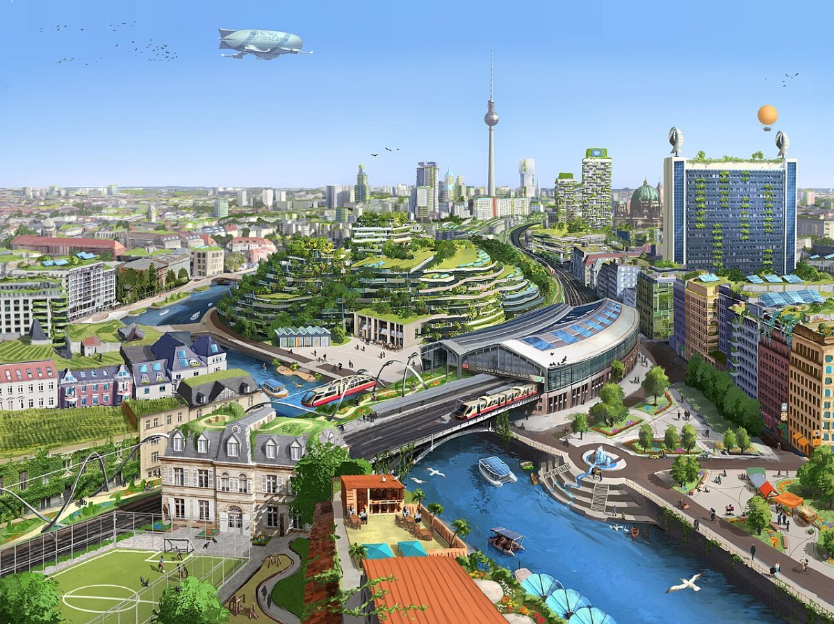 Solarpunk utopian city | CT Mirror